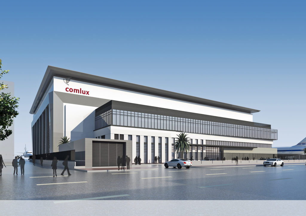 Comlux commences construction of its future VIP hangar | Business Airport International