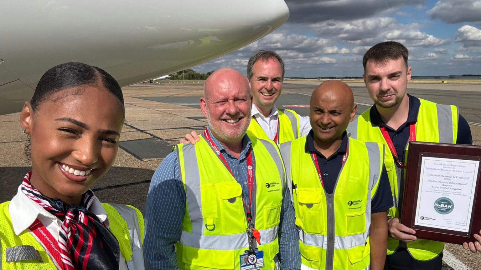Universal Aviation London-Stansted achieves IS-BAH Stage 3 ...